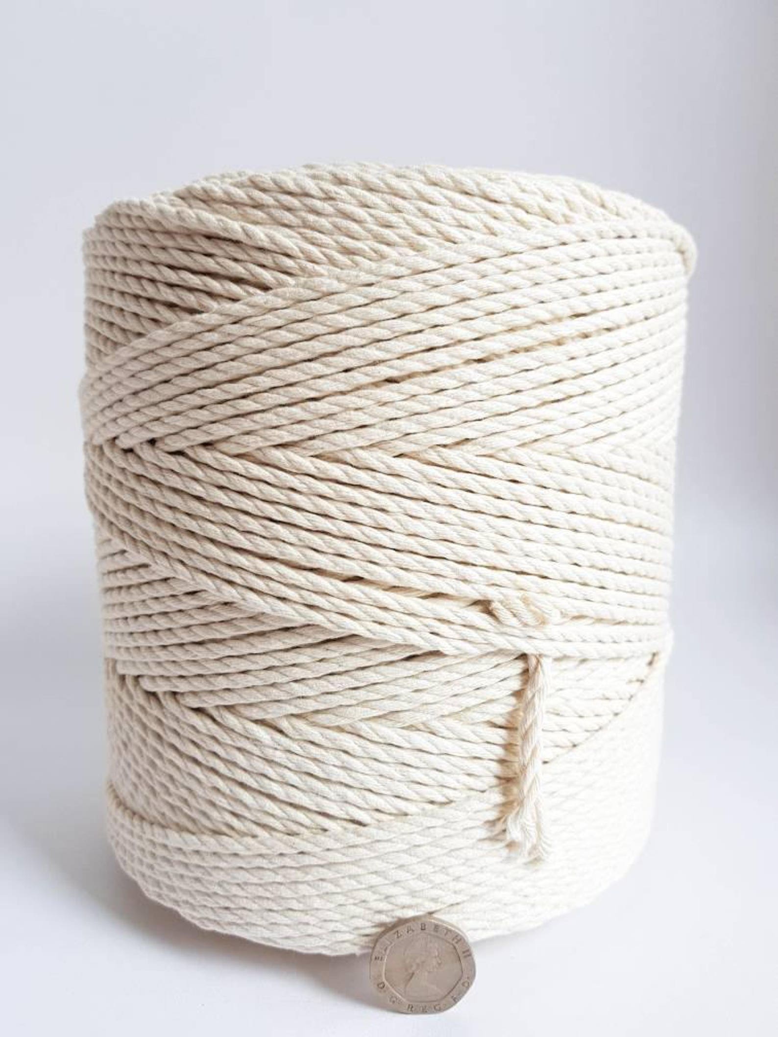 3 Mm Cotton Rope. 1.5 Kg Twisted Cotton Rope. Macrame Rope. - Etsy
