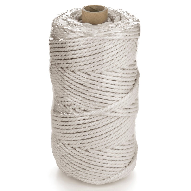 Bulk 5mm Macrame Cotton Rope: 3-strand Weaving Yarn (400m/1312 Ft) - Etsy