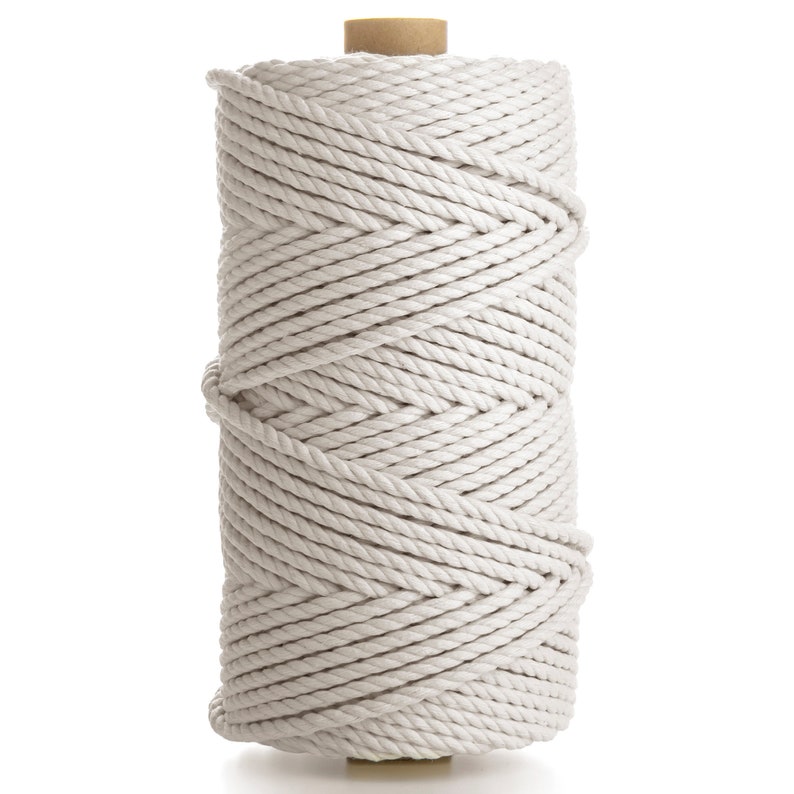 Bulk 5mm Macrame Cotton Rope: 3-strand Weaving Yarn (400m/1312 Ft) - Etsy