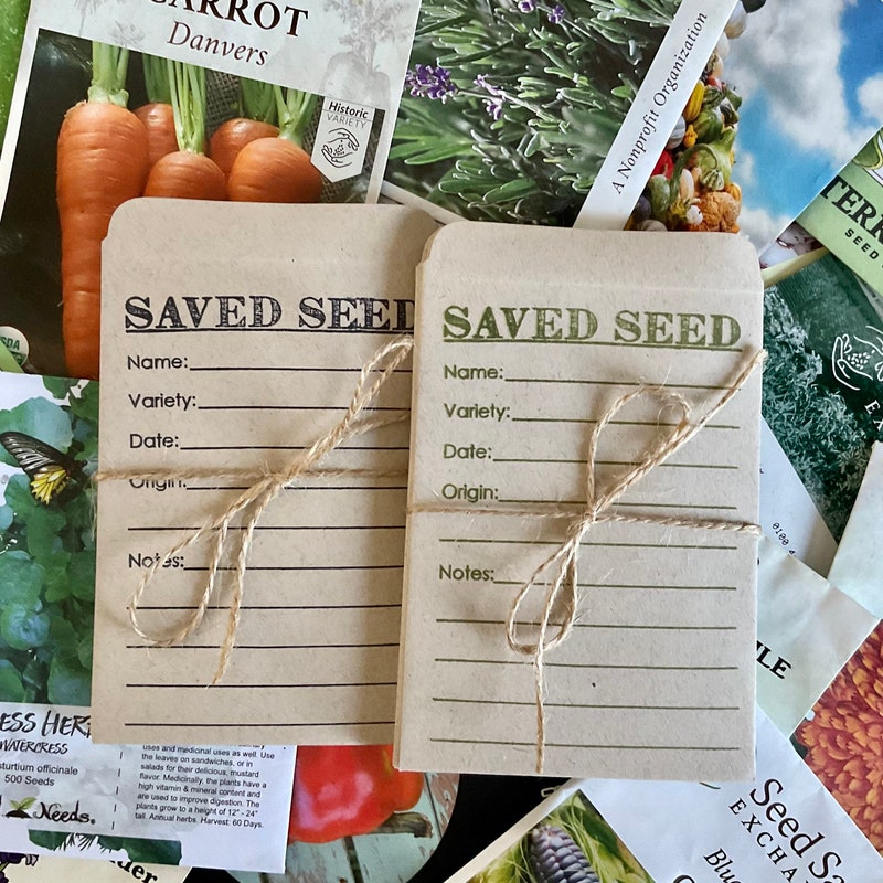 Seed Envelopes - Etsy