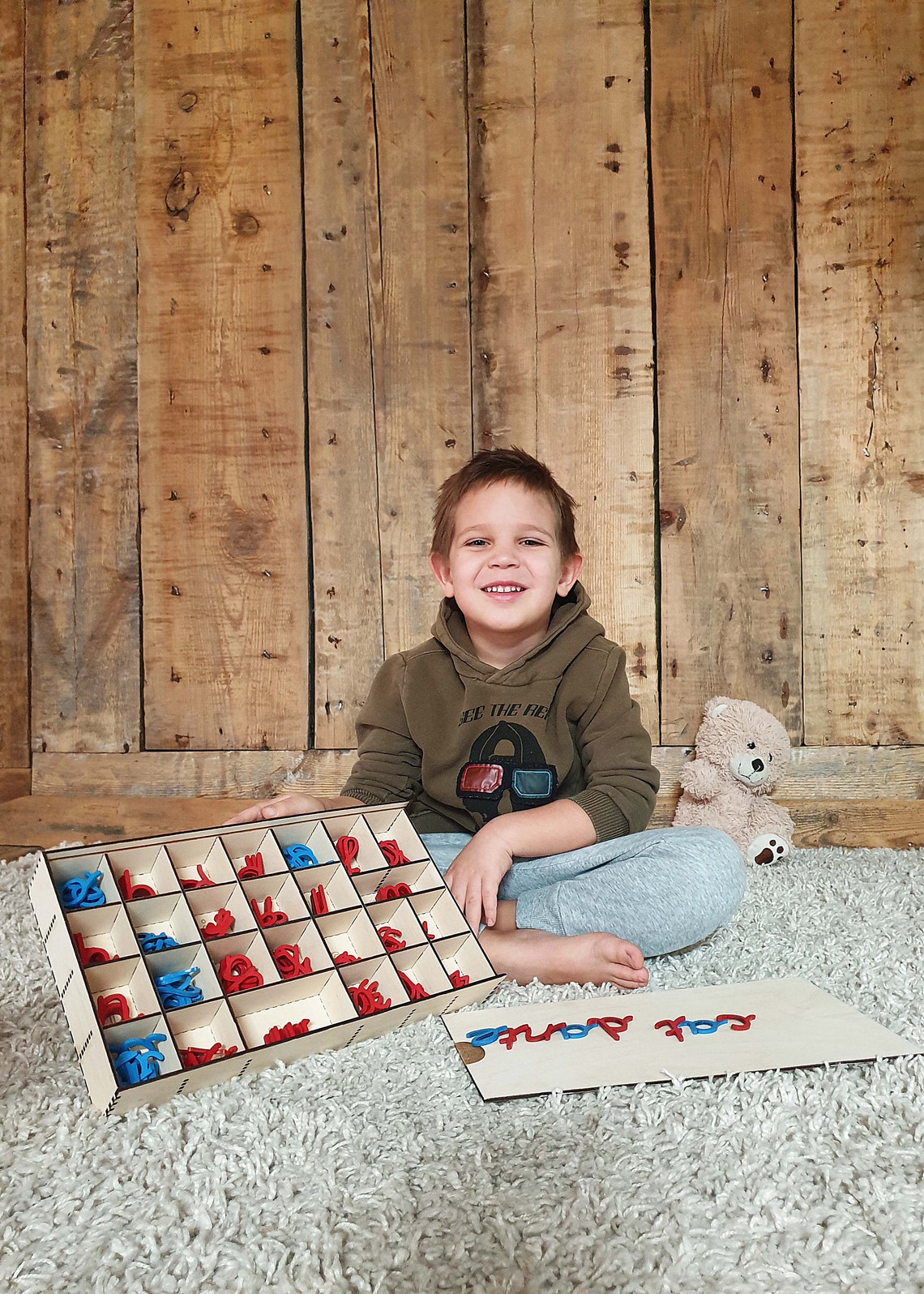 Alphabet Let's learn game Learn letters and writing | Etsy