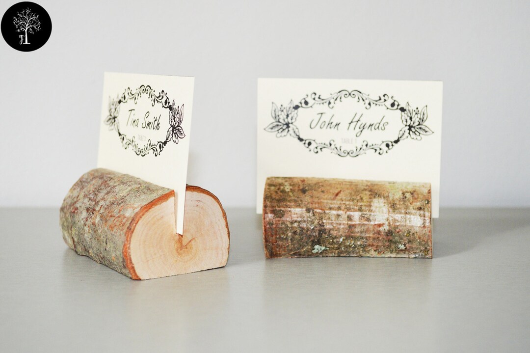 20 PIECES Wedding Card Holder Rustic Wedding Decor Name Card Holder ...