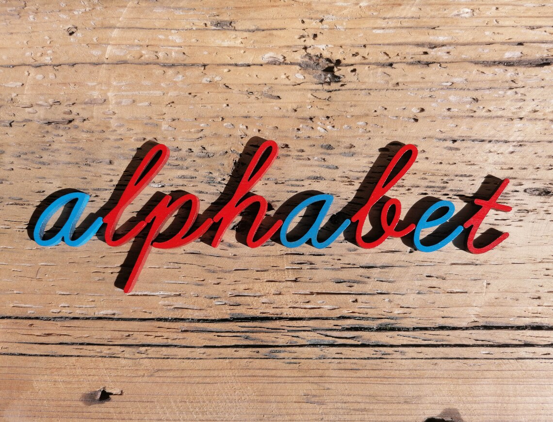 Alphabet Let's Learn Game Learn Letters and Writing | Etsy