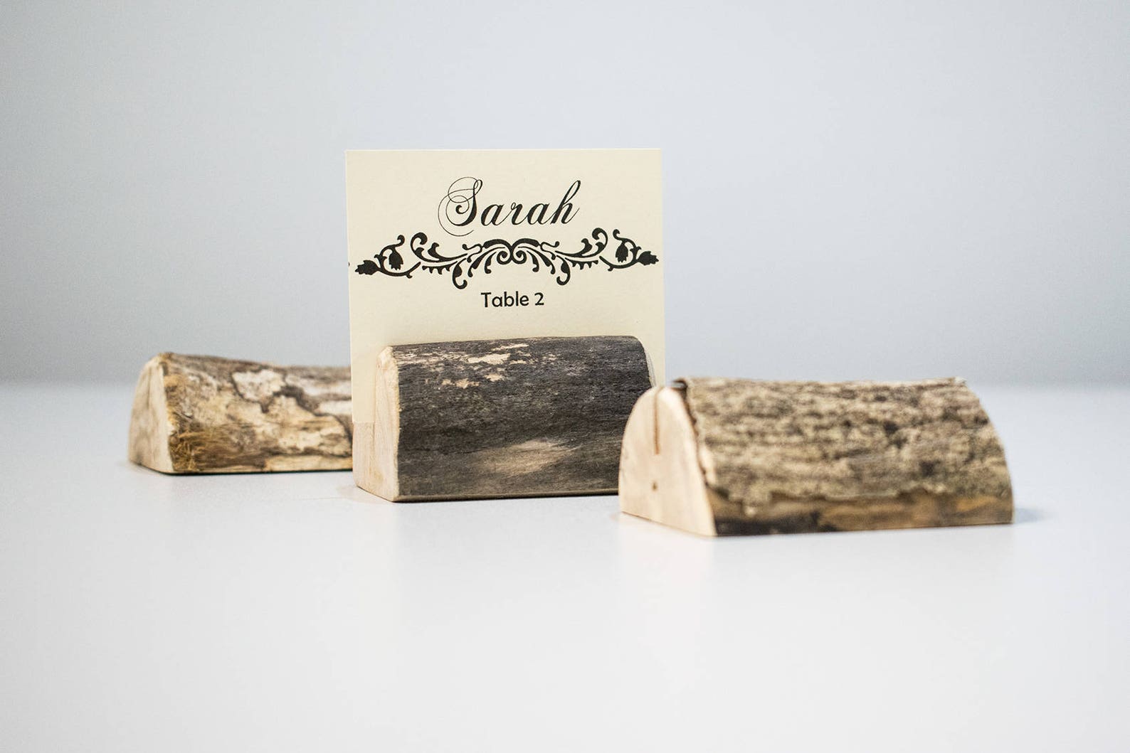 Wedding Card Holder Rustic Wedding Decor Name Card Holder | Etsy