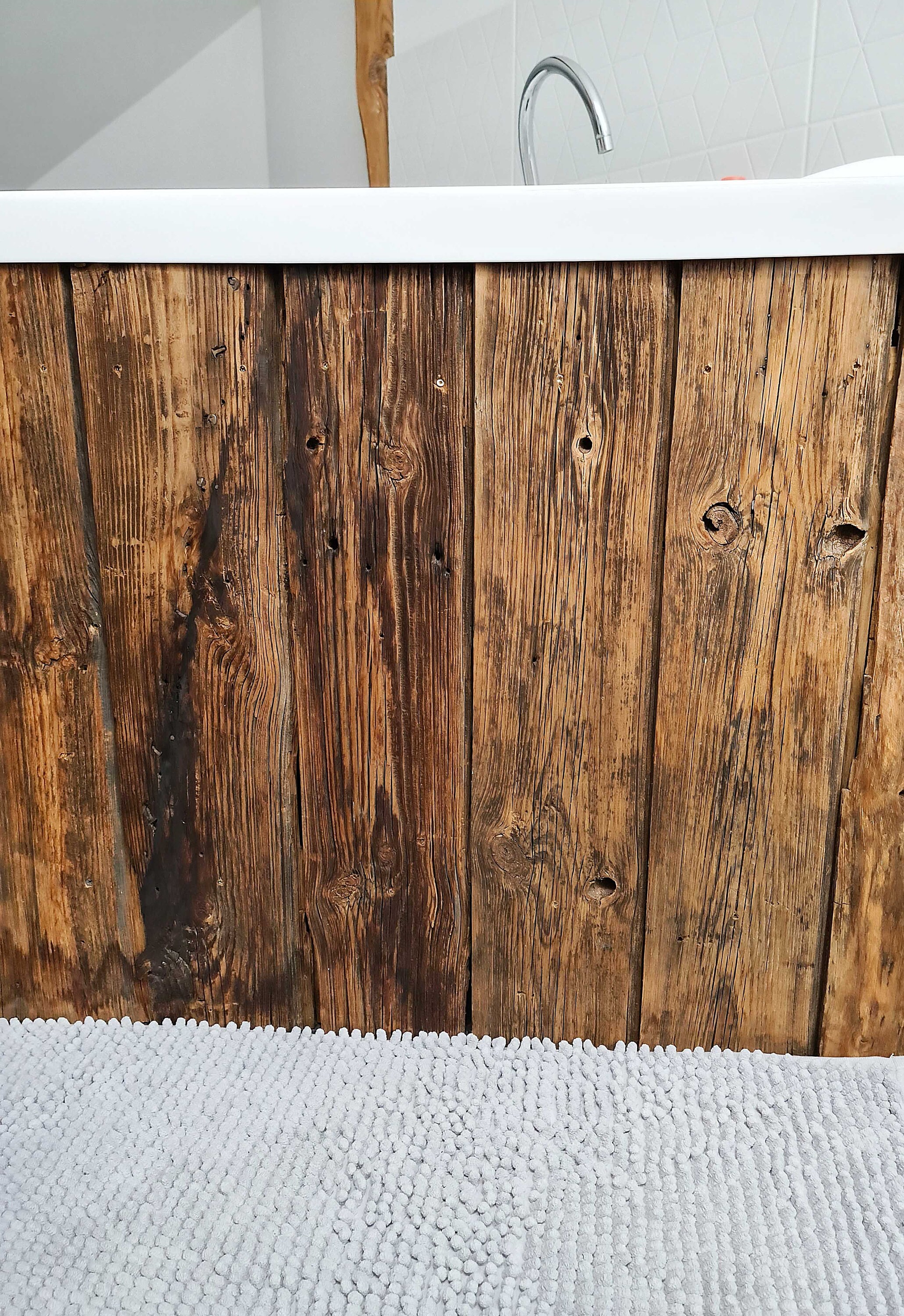 Set of 2 rustic wooden planks reclaimed wood raw wood with | Etsy