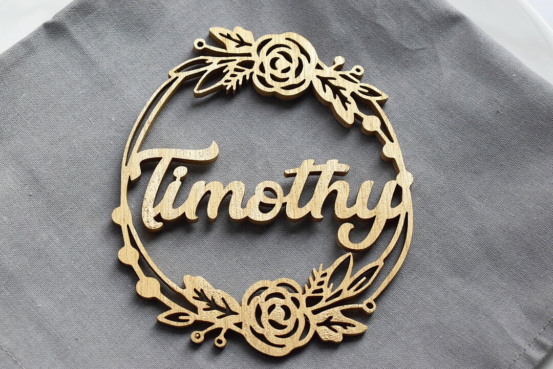 Wedding Name Cards Laser Cut Custom Wedding Place Cards - Etsy