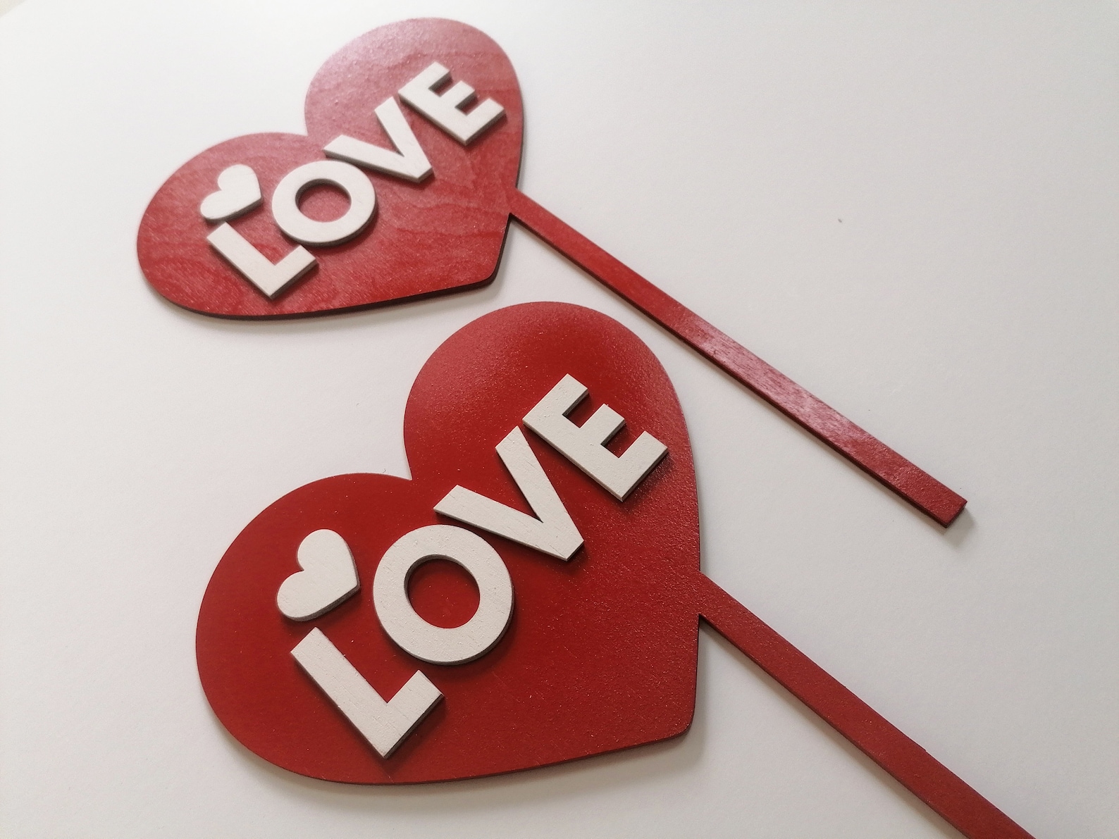 All You Need Is...love Party Props Painted Wood Photo Props - Etsy