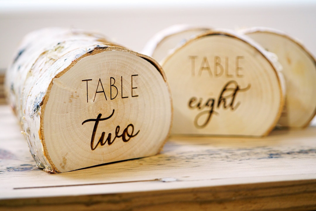Rustic Wedding Table Number Holder - 1 SAMPLE. Wedding Decoration ...