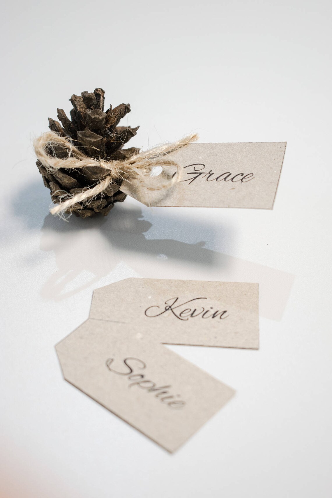 10 PIECES Wedding Name Card Holder Rustic Wedding Decor | Etsy