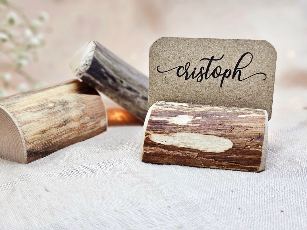 1 SAMPLE - Wedding Card Holder - Rustic Wedding Decor - Name Card ...