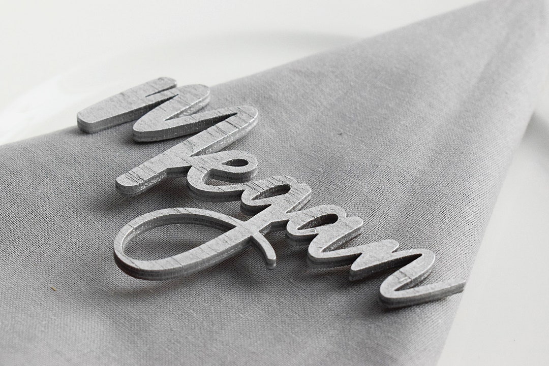 Laser Cut Name Sign Wooden Name Sign Family Name Sign - Etsy