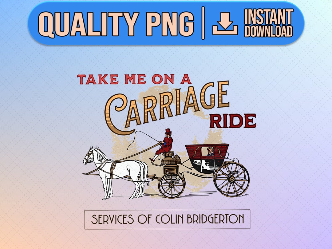 Take Me on A Carriage Ride PNG, Colin's Carriage PNG, Colin Bridgerton ...