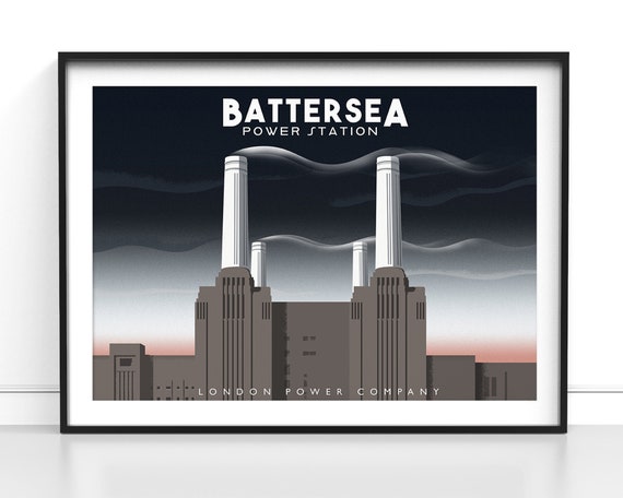 Battersea Power Station Poster | Etsy
