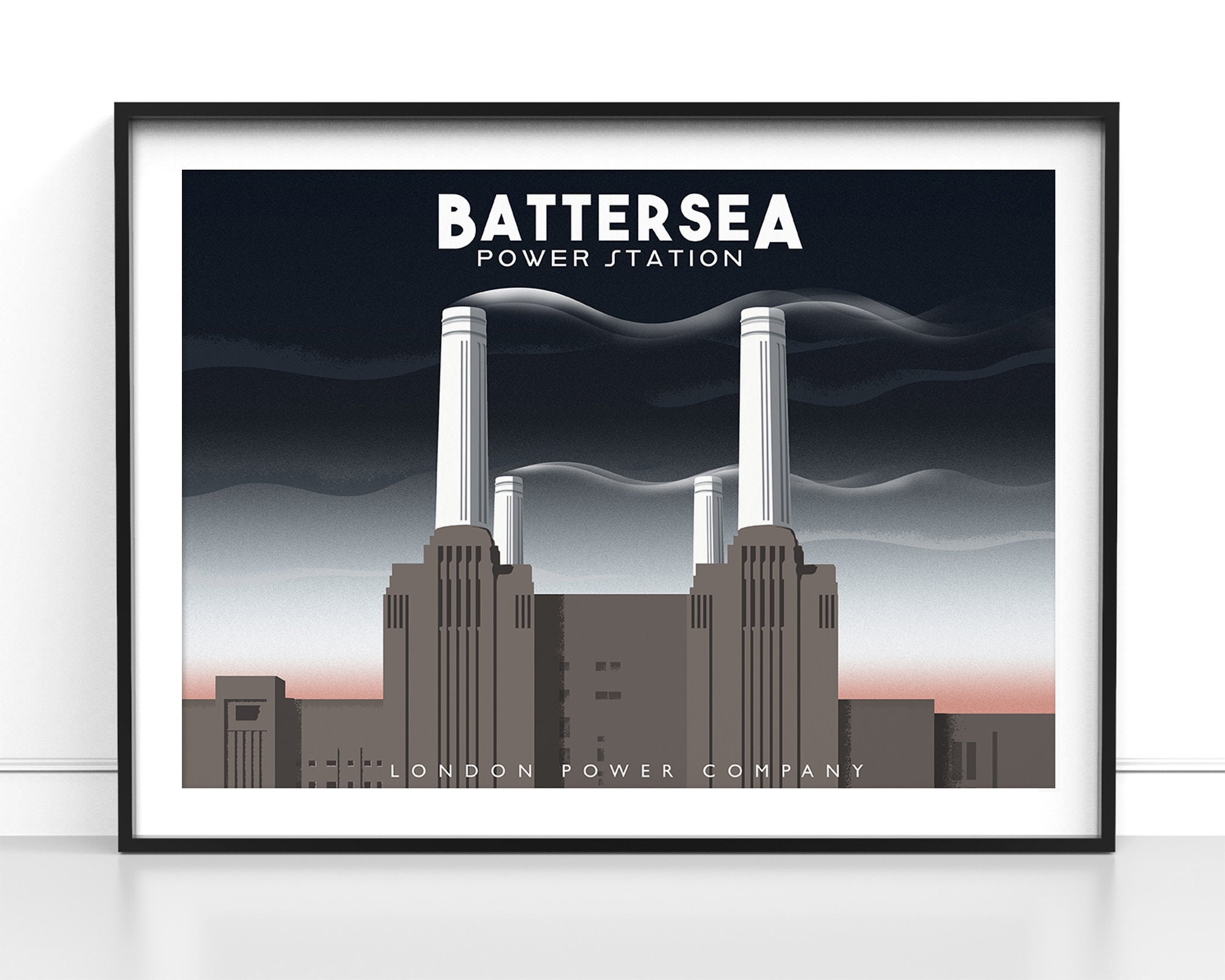 Battersea Power Station Poster - Etsy UK