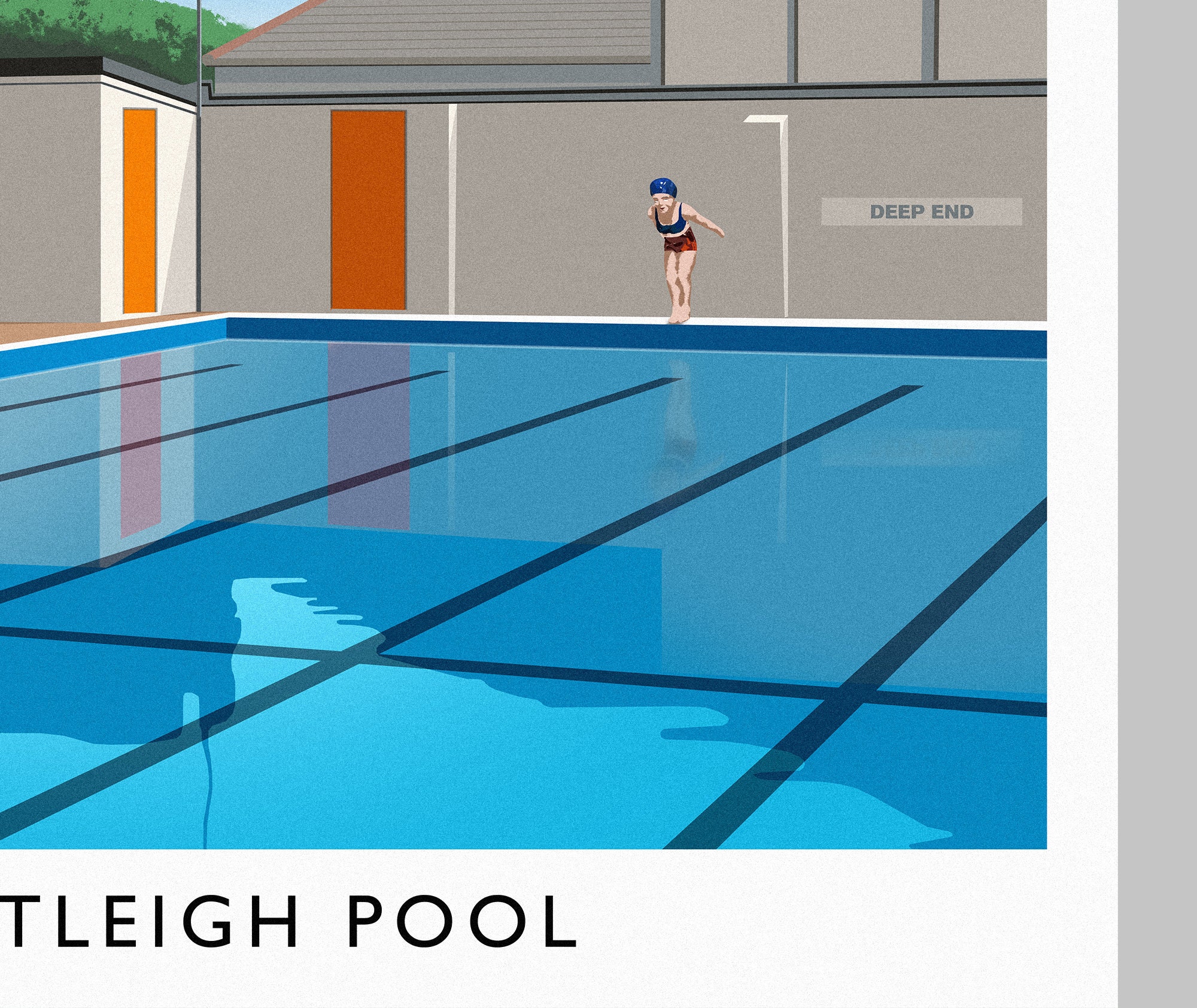 Buckfastleigh Swimming Pool Poster - Etsy