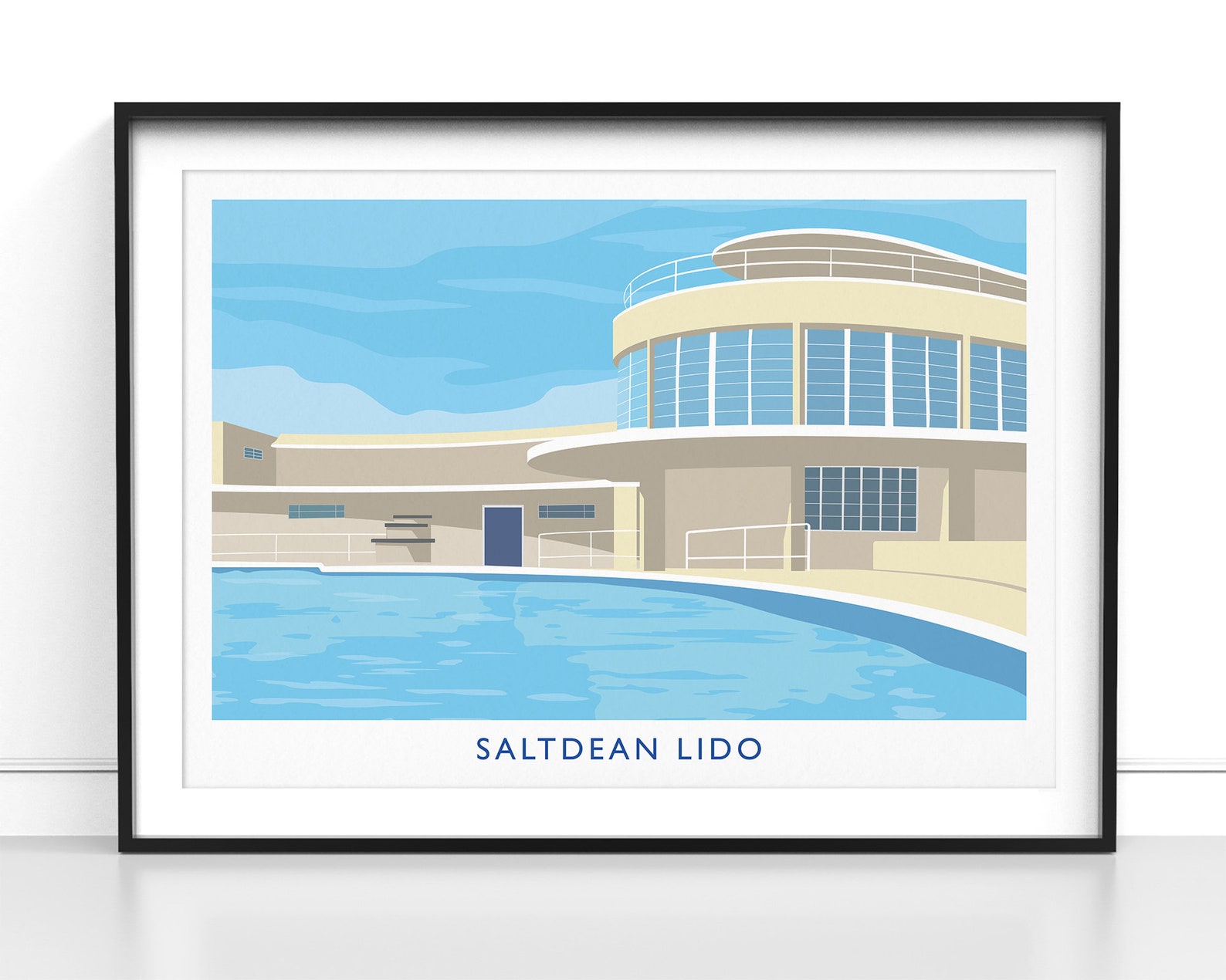 Saltdean Lido Poster - Etsy UK