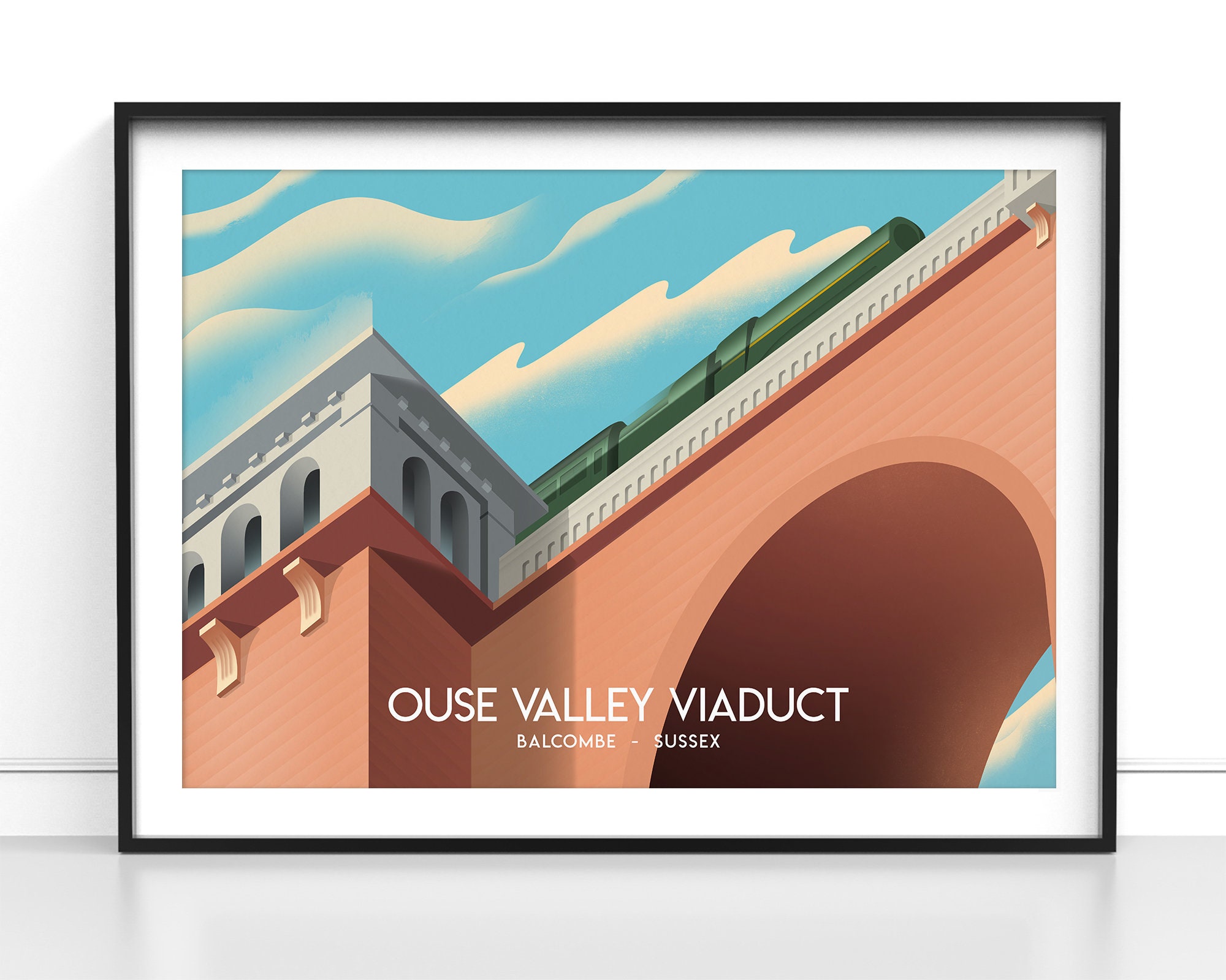 Ouse Valley Viaduct Poster - Etsy UK