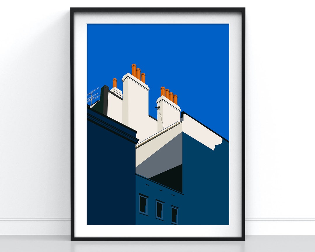 Upper Market Street - Street Scene Poster - Etsy