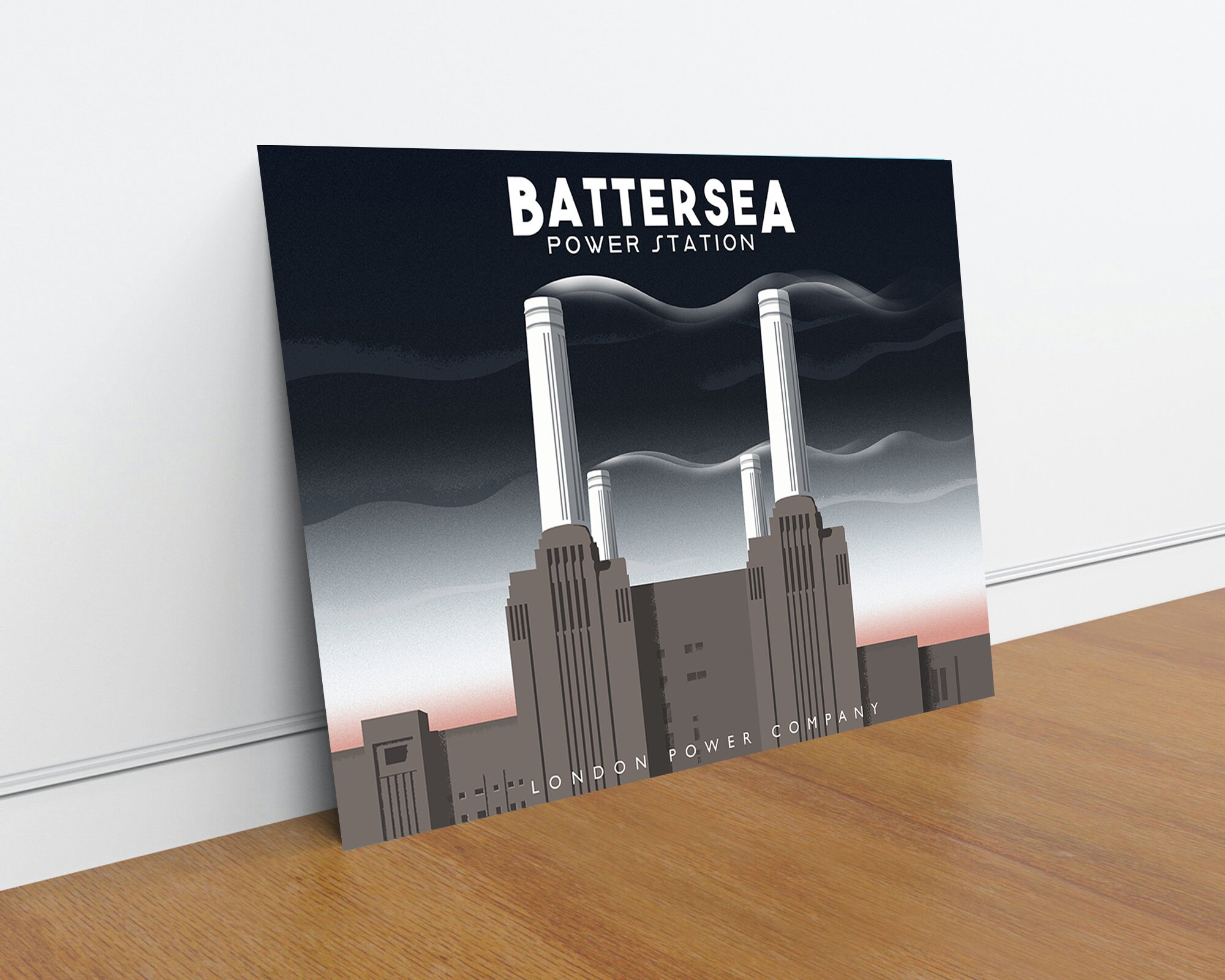 Battersea Power Station Poster - Etsy UK