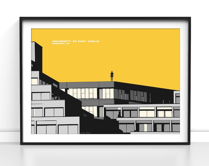 Mini 005: UEA Library - Etsy