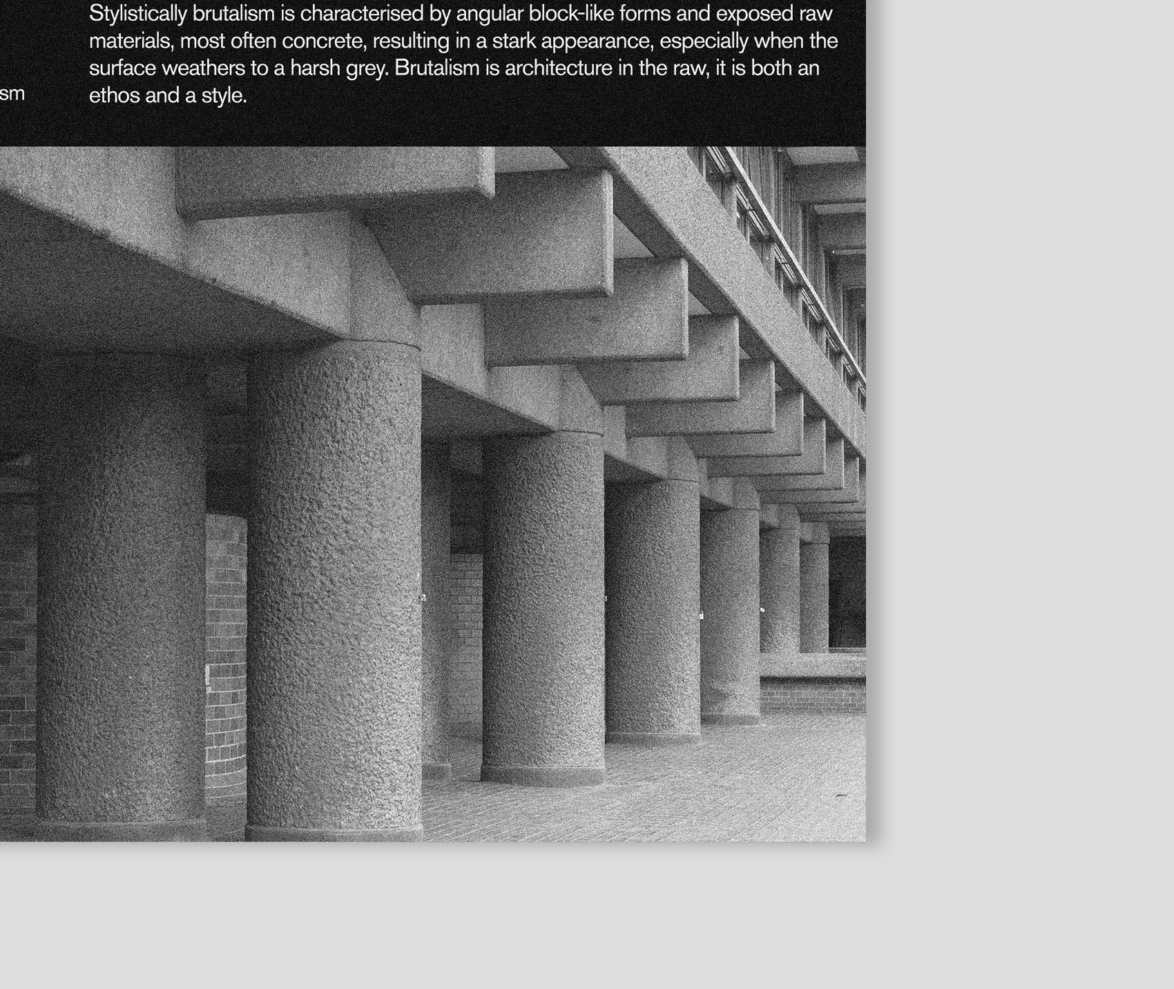 Brutalism Poster - Brutal Forms - Etsy