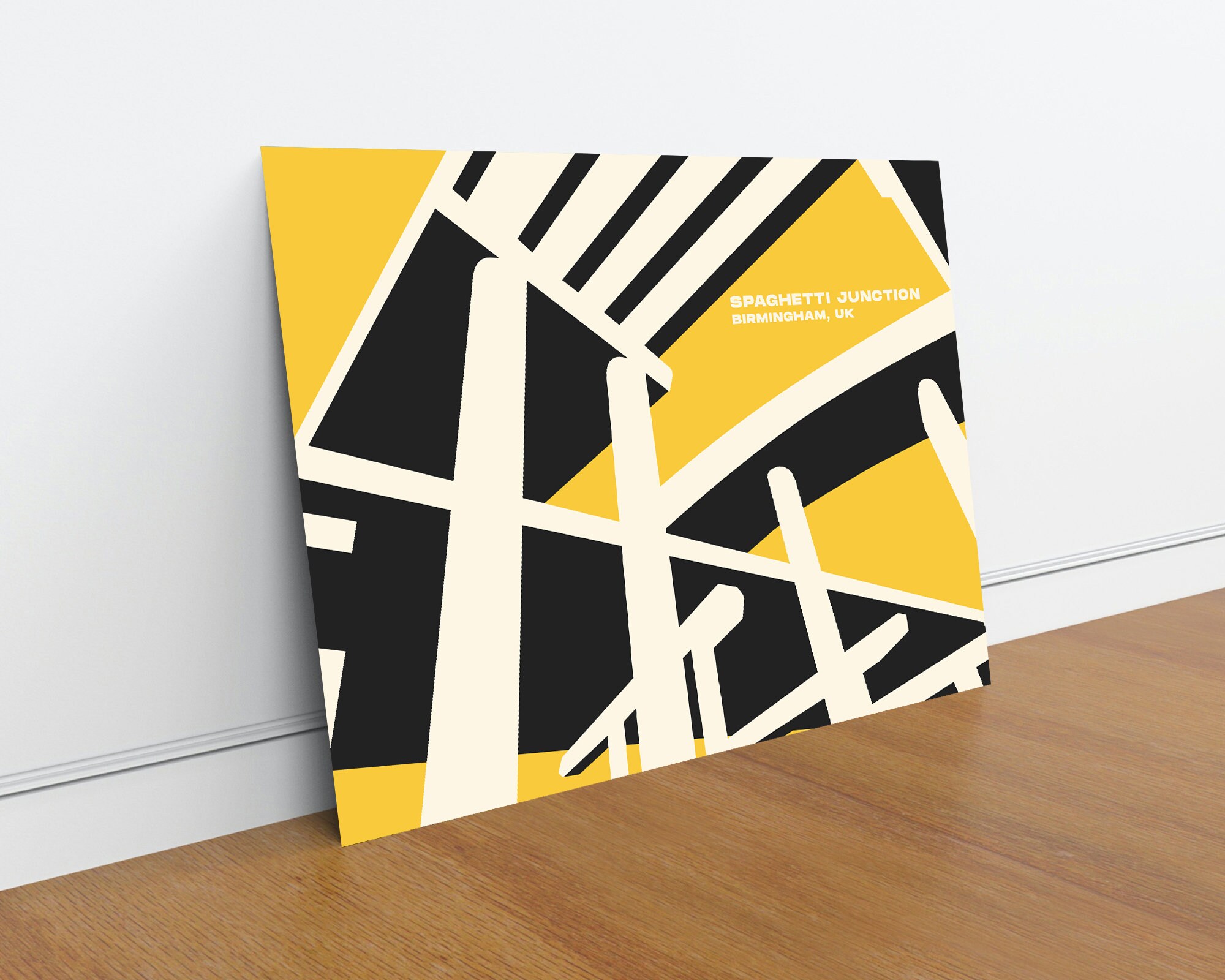 Spaghetti Junction Birmingham Poster - Etsy UK