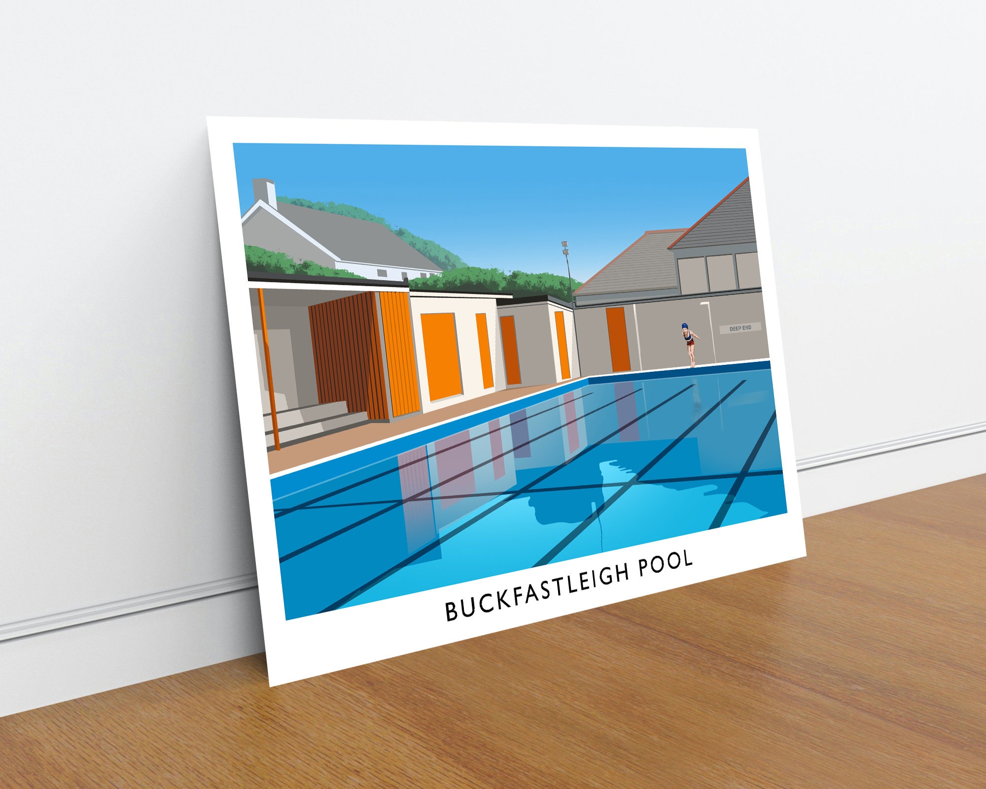 Buckfastleigh Swimming Pool Poster - Etsy