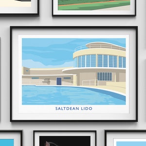 Saltdean Lido Poster - Etsy UK