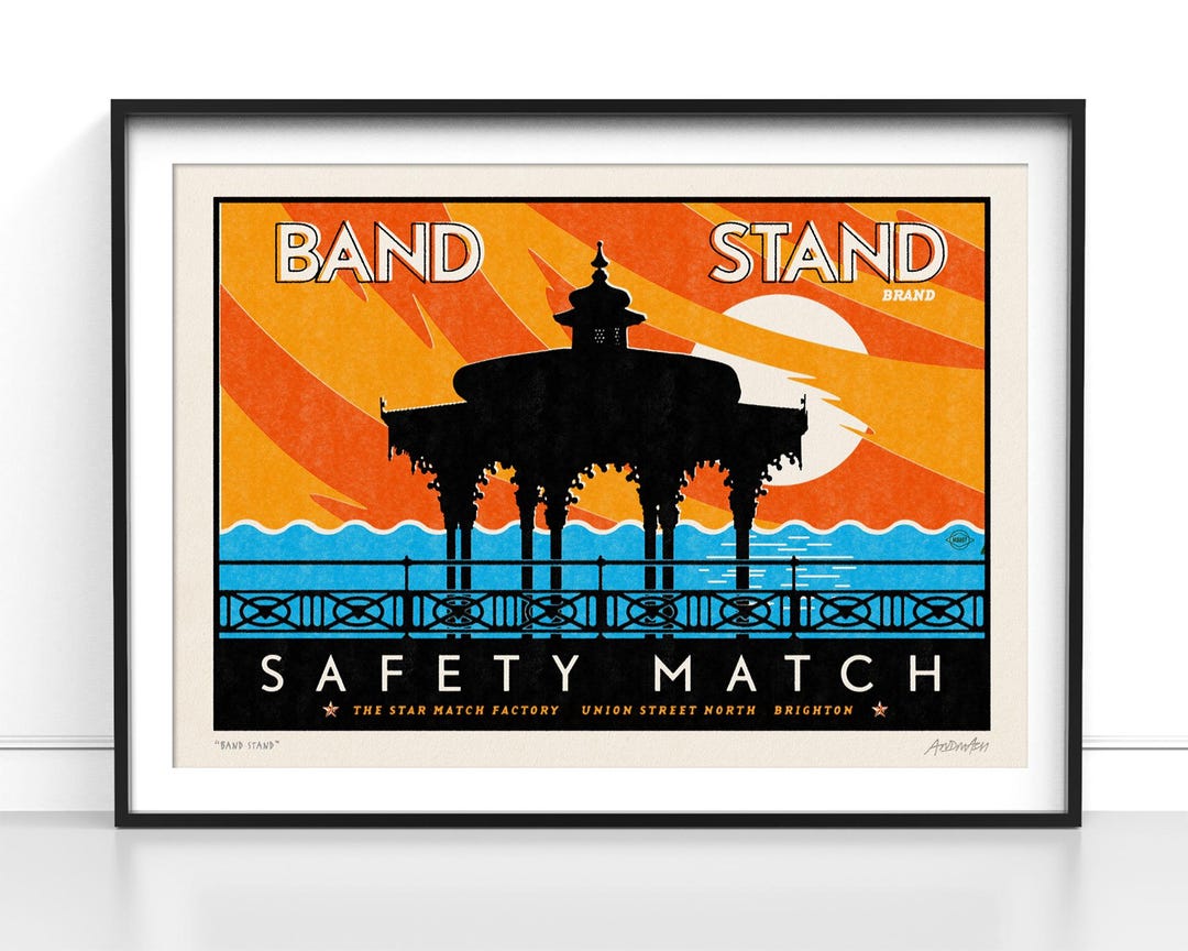 Bandstand Matchbox Signed Poster - Etsy