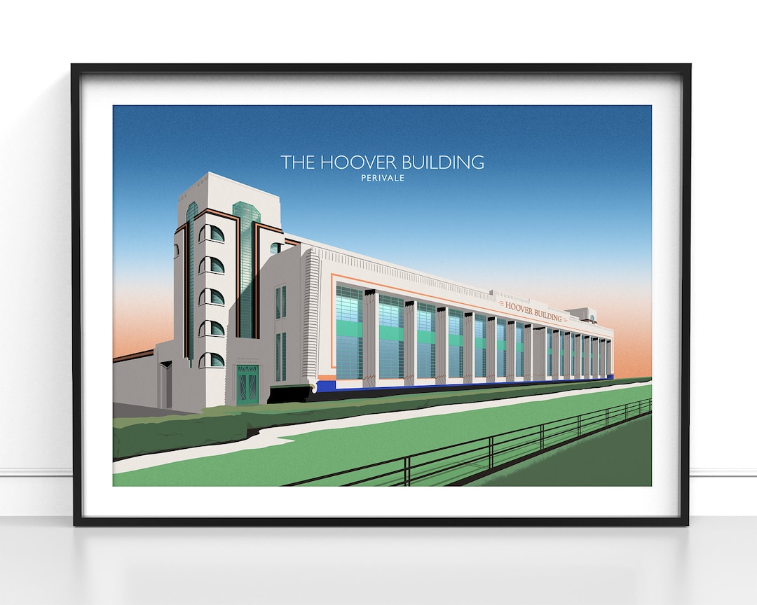 Hoover Building Poster - Etsy UK
