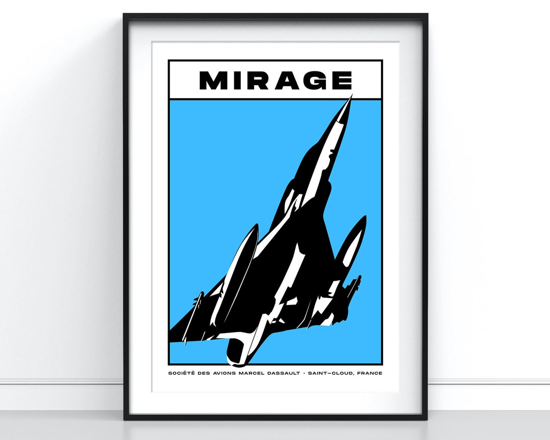 Dassault Mirage Poster - Etsy