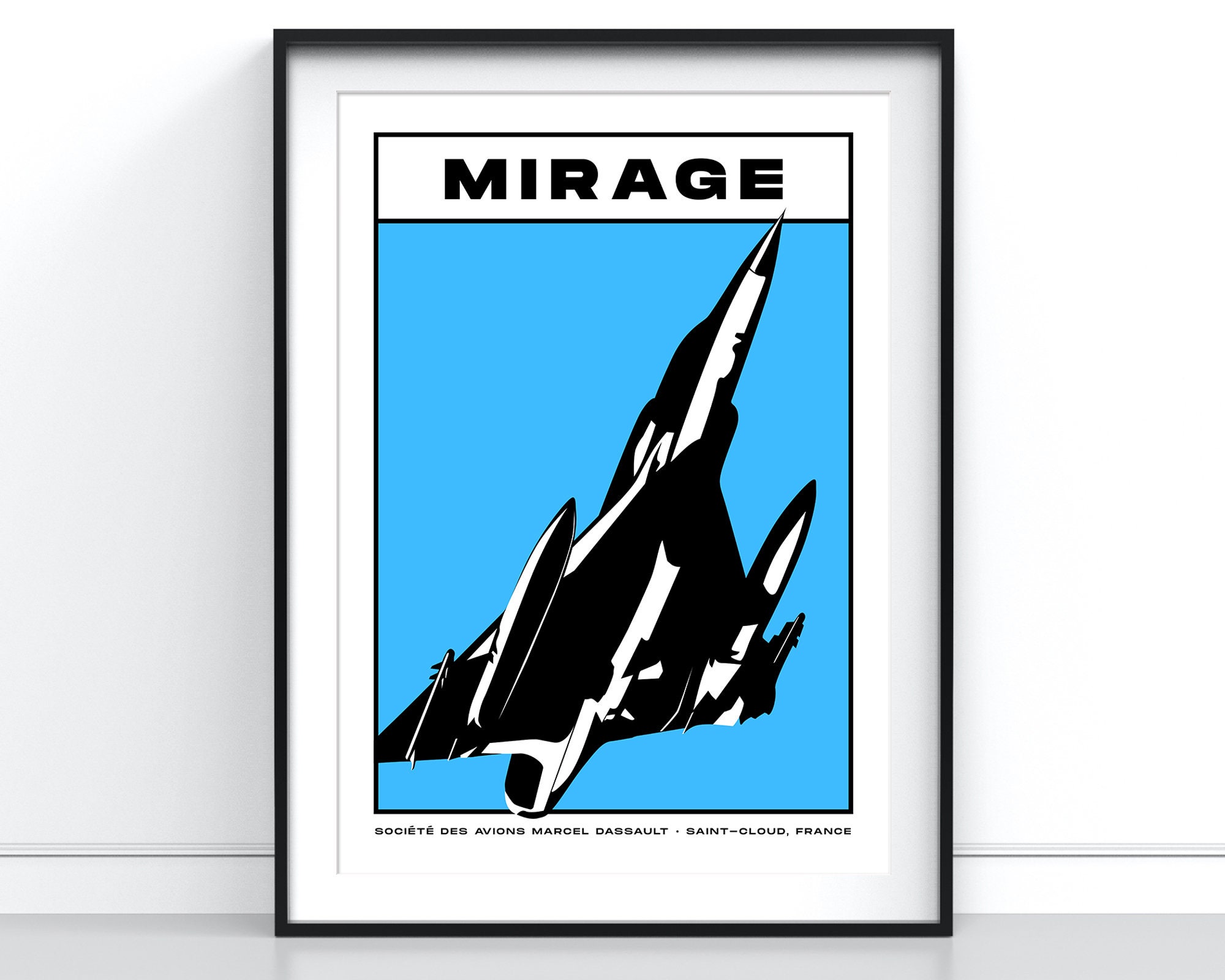 Dassault Mirage Poster - Etsy UK