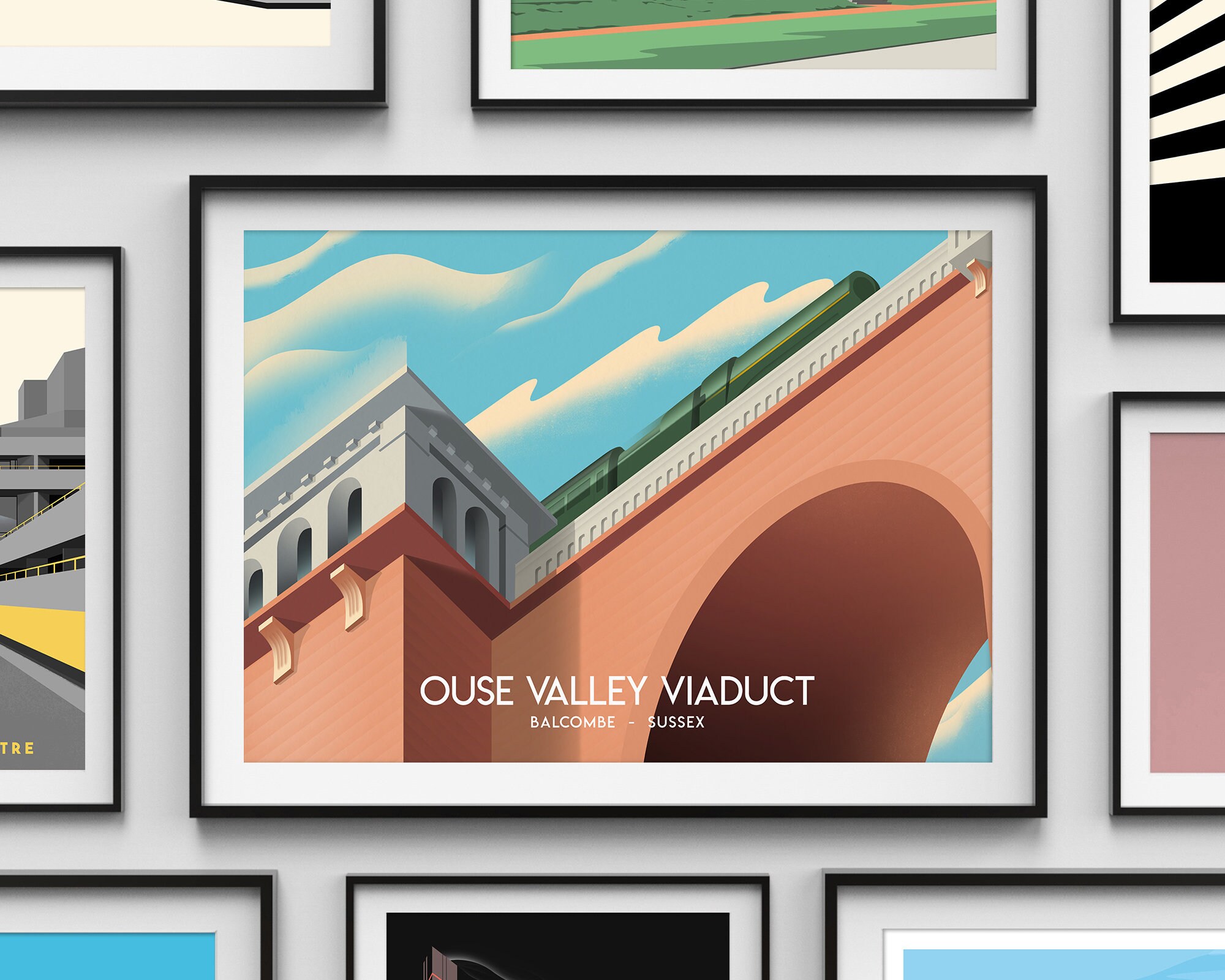 Ouse Valley Viaduct Poster - Etsy UK