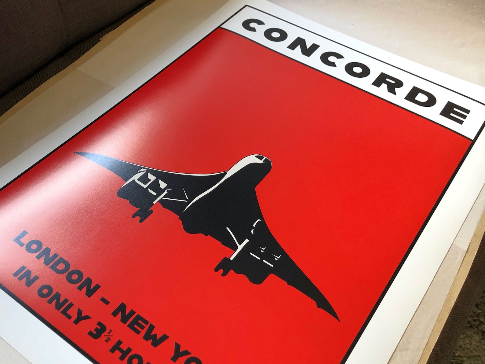 Vintage Concorde Poster - Etsy