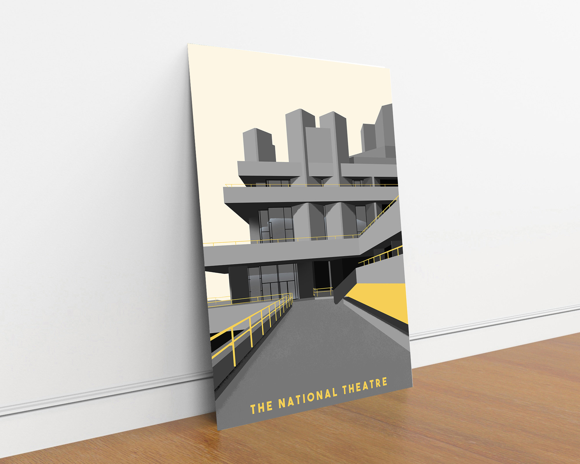 National Theatre Poster | Etsy