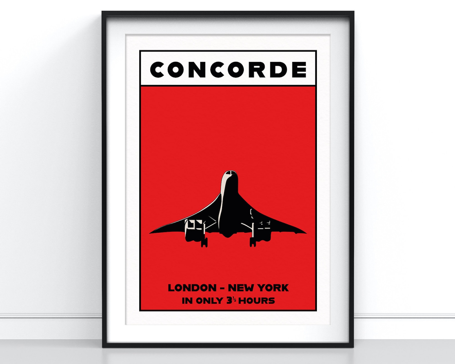 Vintage Concorde Poster | Etsy