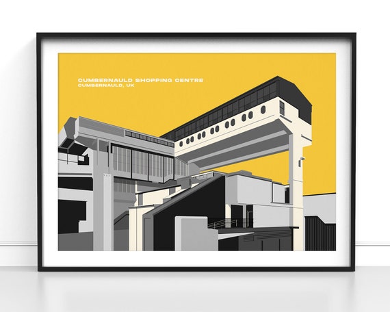 Cumbernauld Town Centre Poster - Etsy