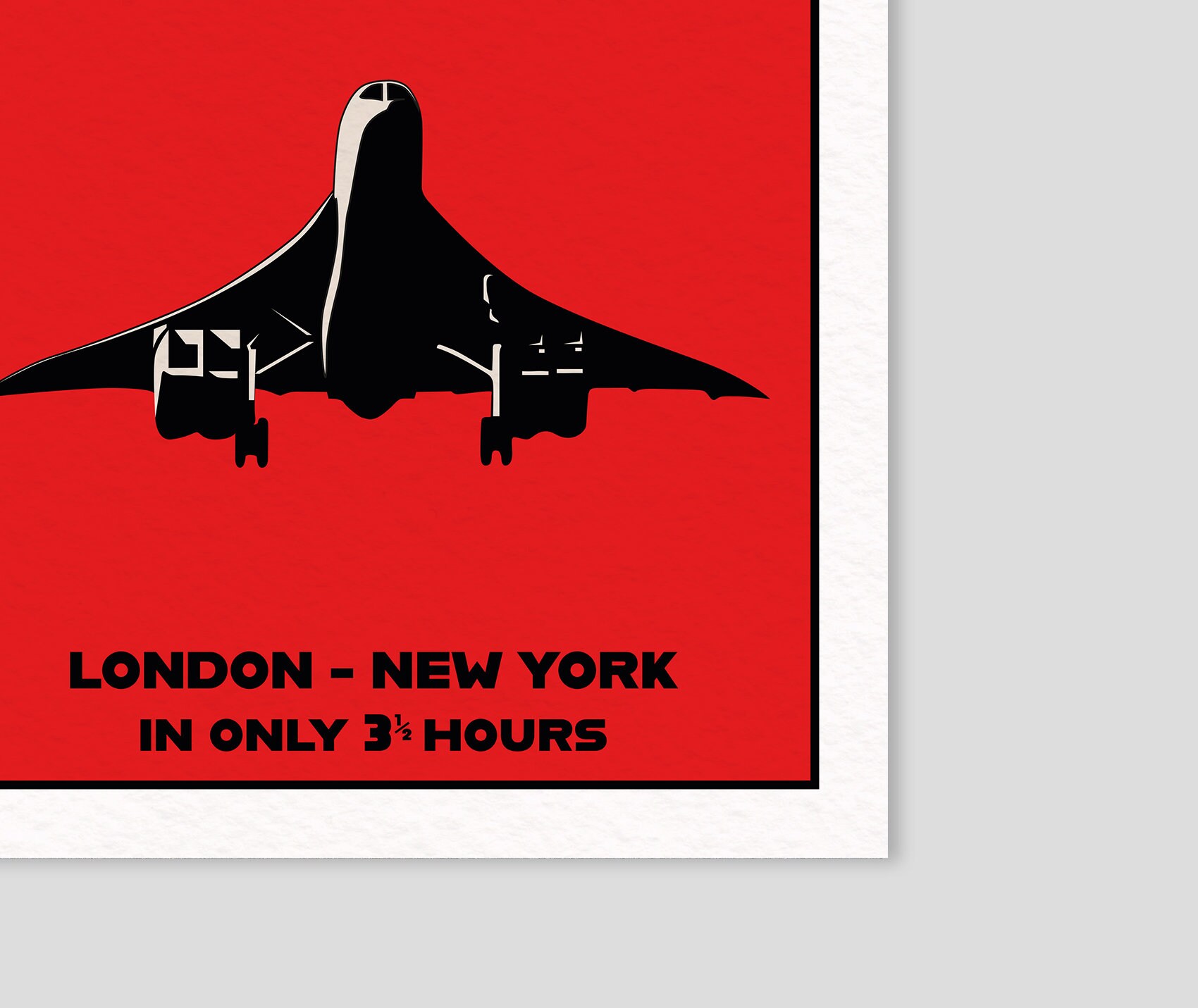 Vintage Concorde Poster - Etsy