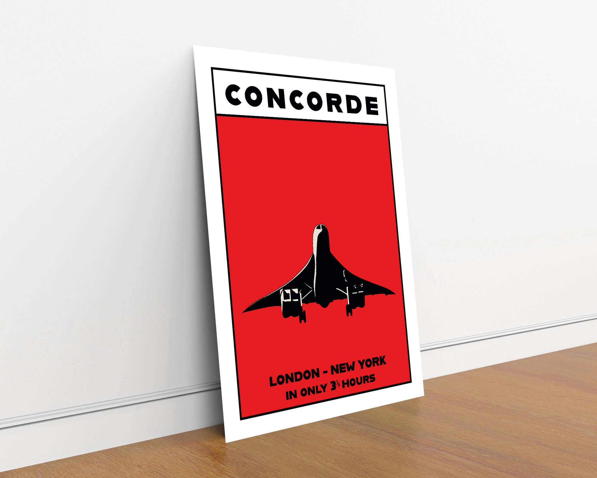 Vintage Concorde Poster - Etsy UK
