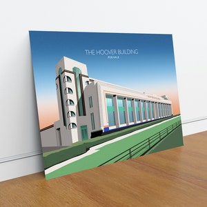 Hoover Building Poster - Etsy UK