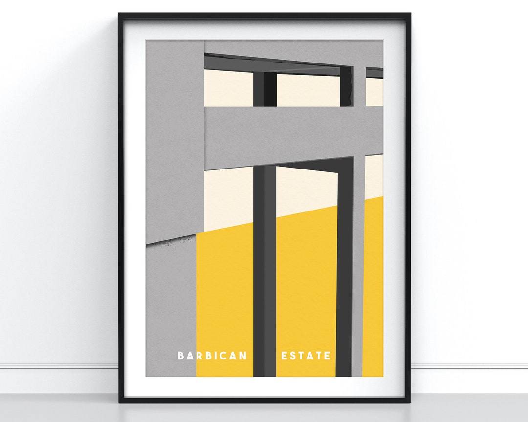 Barbican Estate Poster - Etsy
