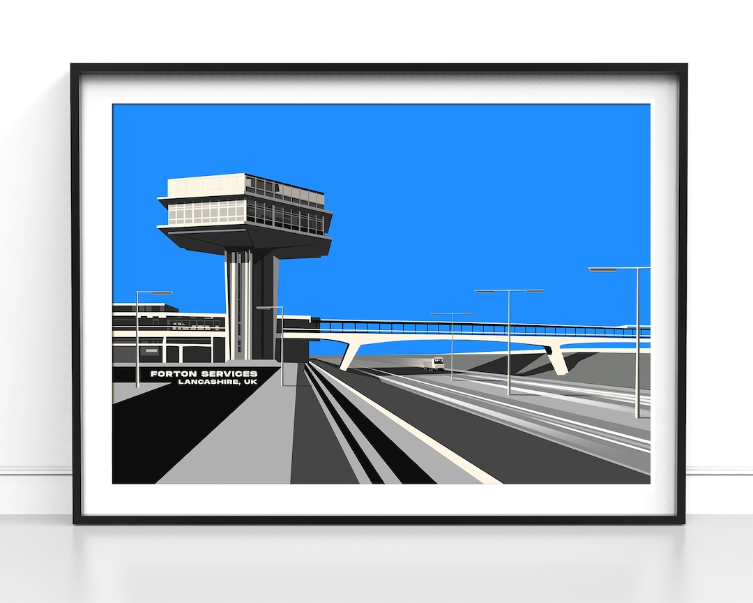 Lancaster Forton Services Print - Etsy UK