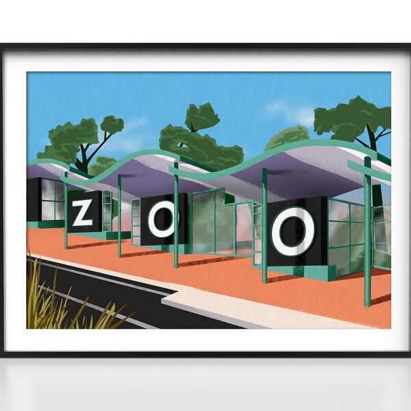 Zoo Poster - Etsy