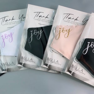 JOY Face Mask personalized Christmas Face Mask Christmas Gift Name ...