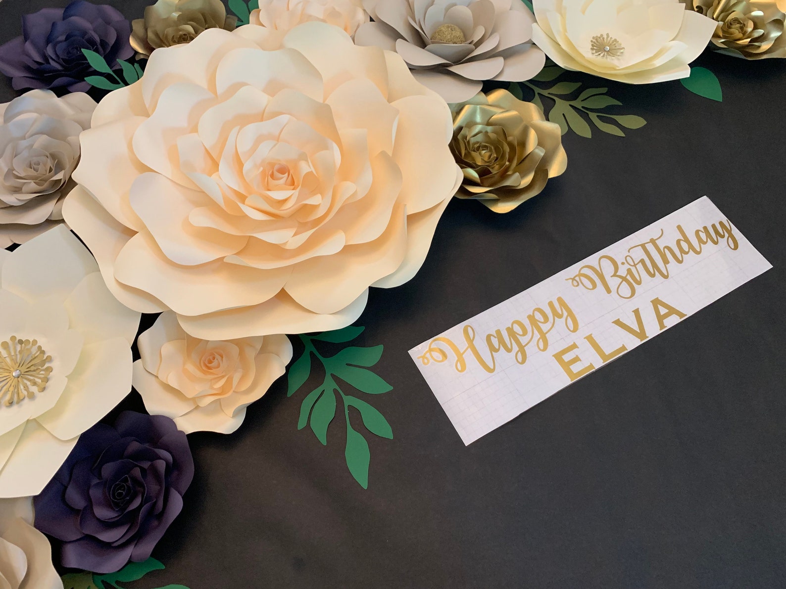 PAPER FLOWERS 18 Pcs Backdrop Roses Party Decor - Etsy