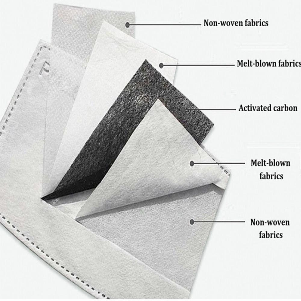 10 PACK Face Mask Filters PM 2.5 Filter activated Carbon - Etsy