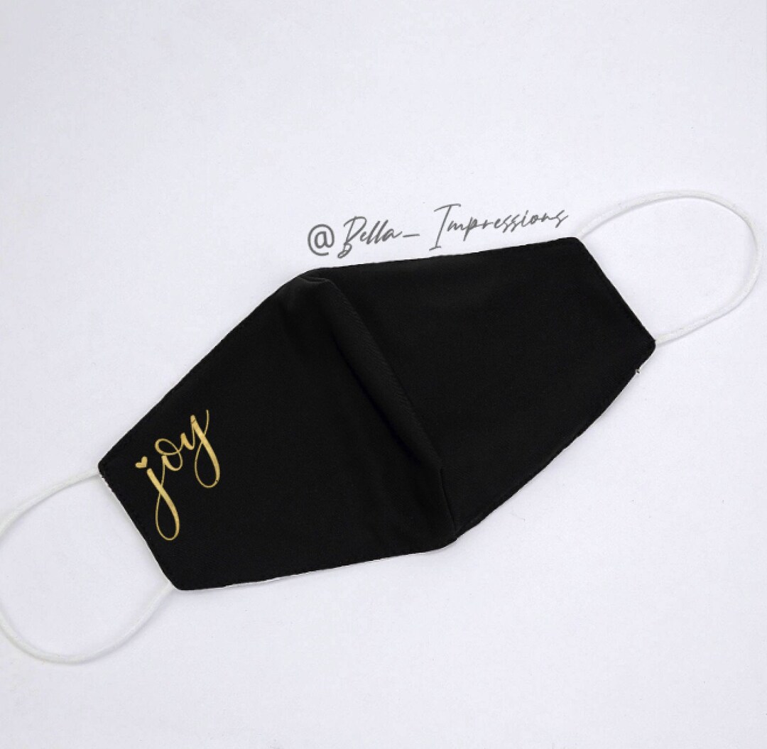 JOY Face Mask personalized Christmas Face Mask Christmas Gift Name ...