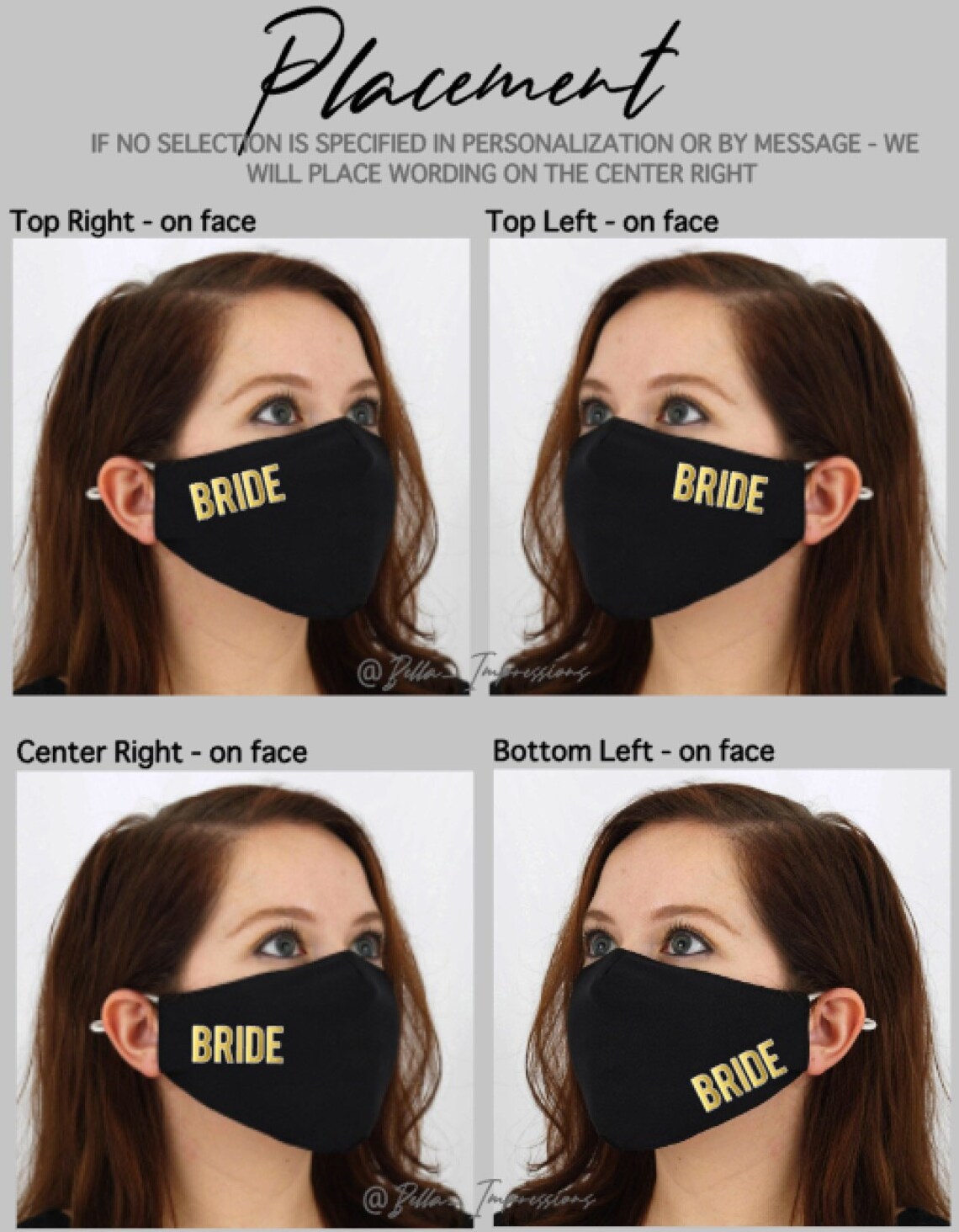 Customizable Face Mask Personalized Name Custom Mask | Etsy