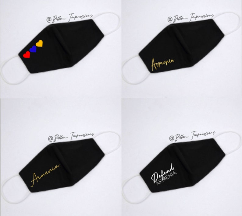 Armenia Face Masks - Armenian Mask • Artsakh Face Covering • Armenian ...
