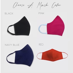 Customizable Face Mask - Custom Name / Logo Print - Personalized Face ...